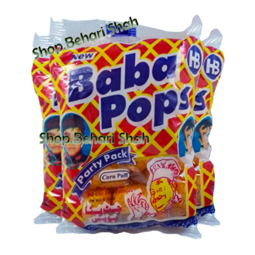 Baba Pops Party Pack Corn Snacks 12pcs | Daraz.pk
