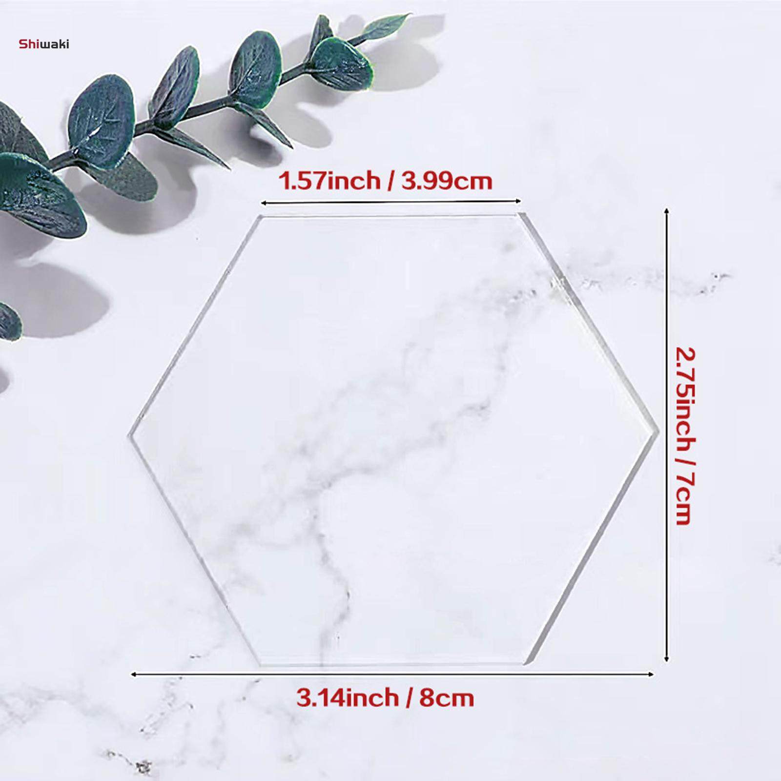 20x Assorted Blank Name Plate Food Signs DIY Acrylic Place Cards Guest ...