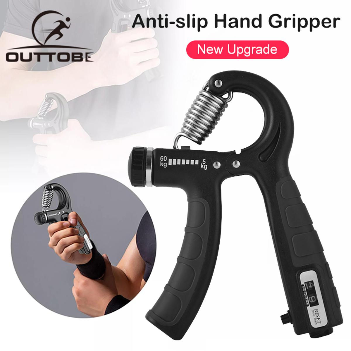 Hand Gripper Adjustable Resistance Automatic Counting Non-Slip Hand ...