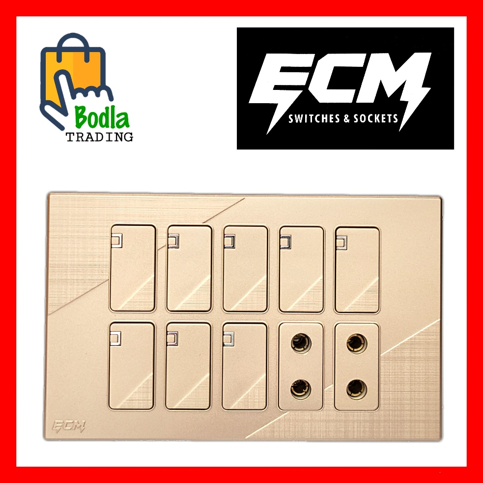 8 Switches+2 Sockets Electric China Fitting Sheet China Switch Board ...