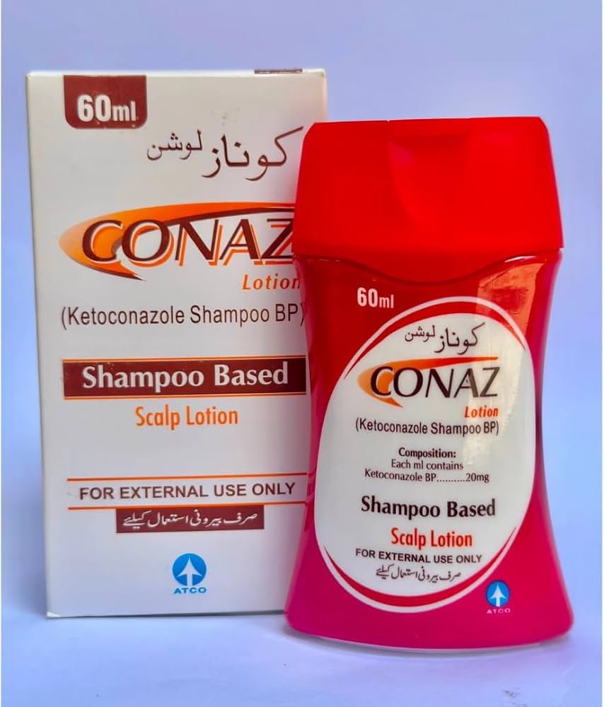 Conaz Anti-Dandruff Medicated Shampoo 60ml – Ketoconazole 2% | Treats ...