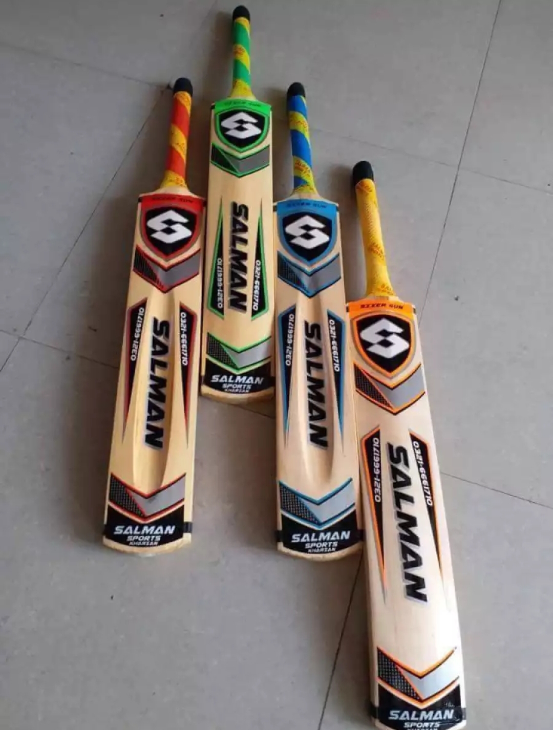 Salman Cricket Bat With Half Cane Handle 100% Original | Daraz.pk