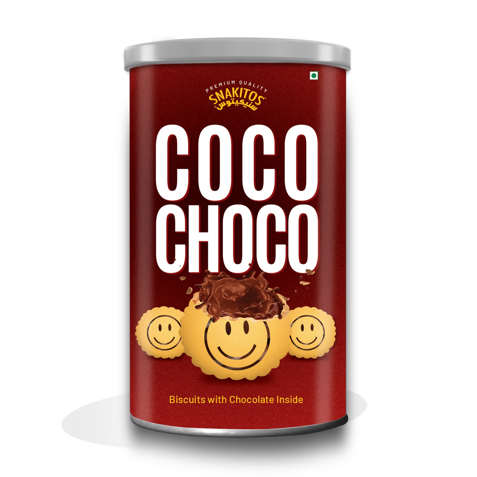 Fm Foods Snakitos Coco Choco Can (Biscuits with Chocolate Inside ...