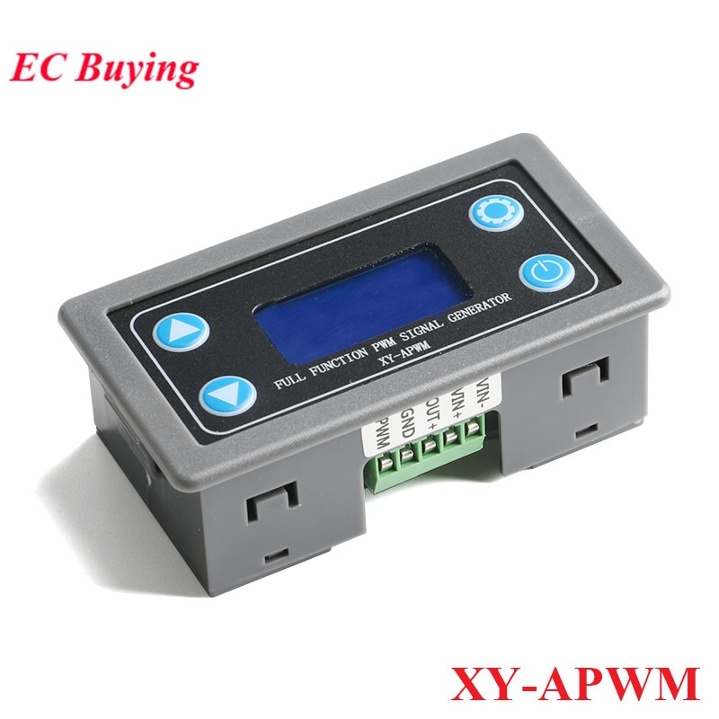 PWM Pulse Duty Cycle Adjustable Module LCD Display 1Hz-150Khz 3.3V-30V ...