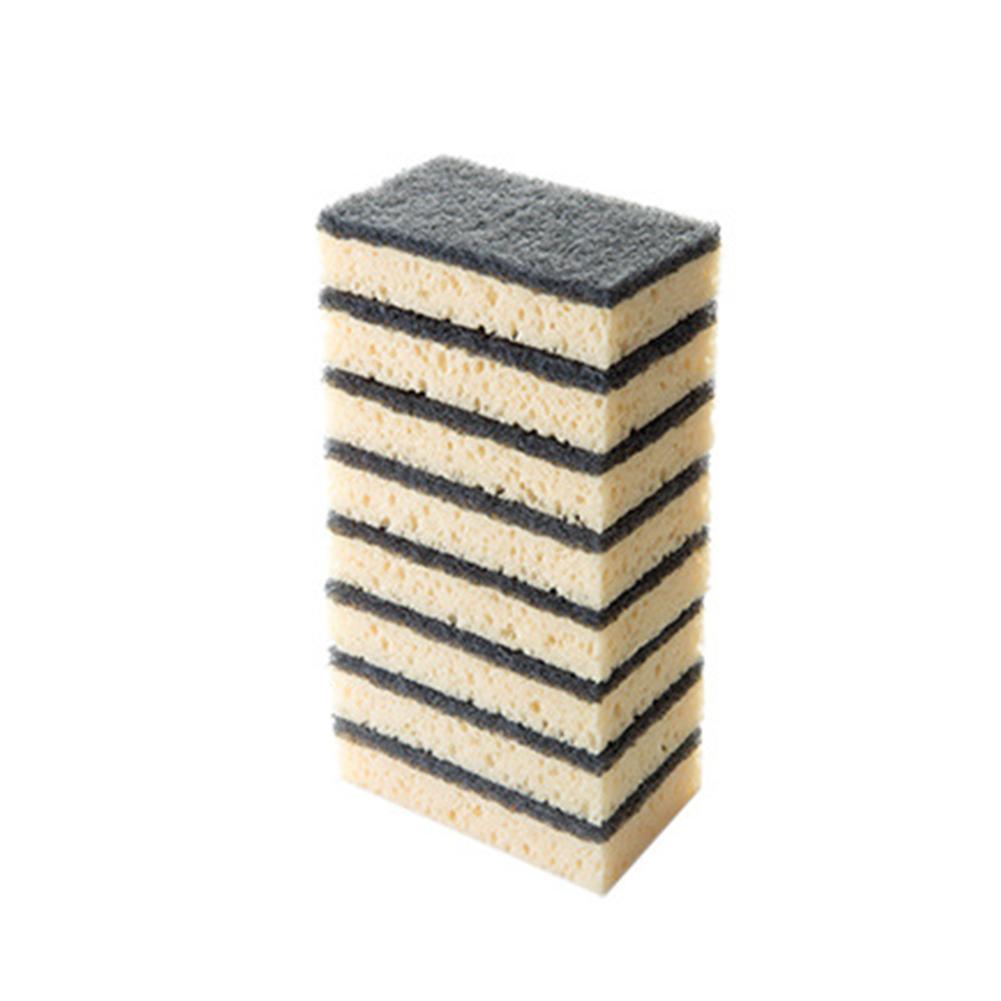 8pcs Coconut Fiber Cleaning Kitchen Scrubber Dishwashing Non Scratch ...