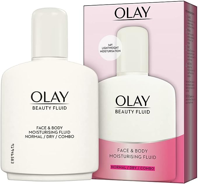 Olay Beauty Fluid Face And Body Moisturiser, with glycerin, | 200 ml ...