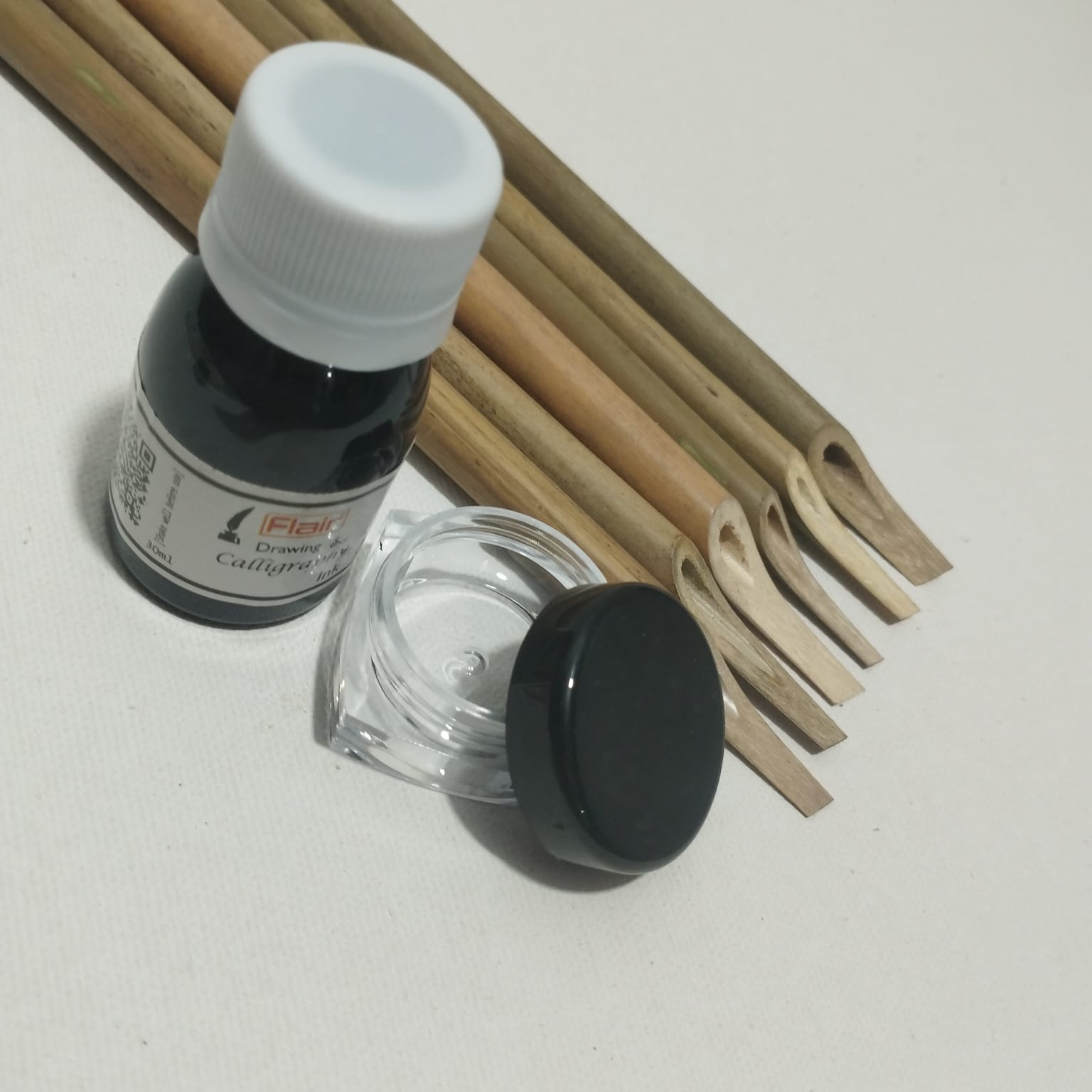 Openness - Arabic Calligraphy Set - 06 Reed Bamboo Qalams/Pens + 1 ...