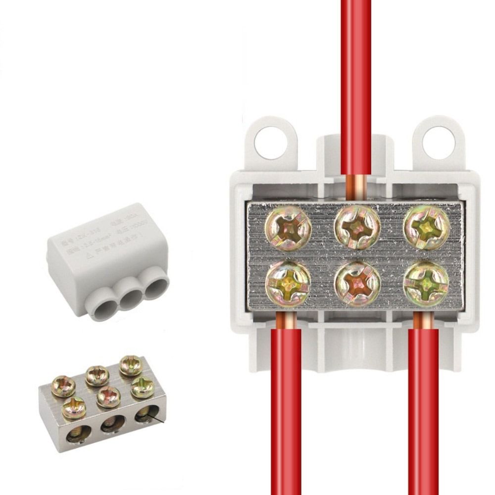 Universal Terminal Block Locking Quick Crimp Electrical Cable Junction ...