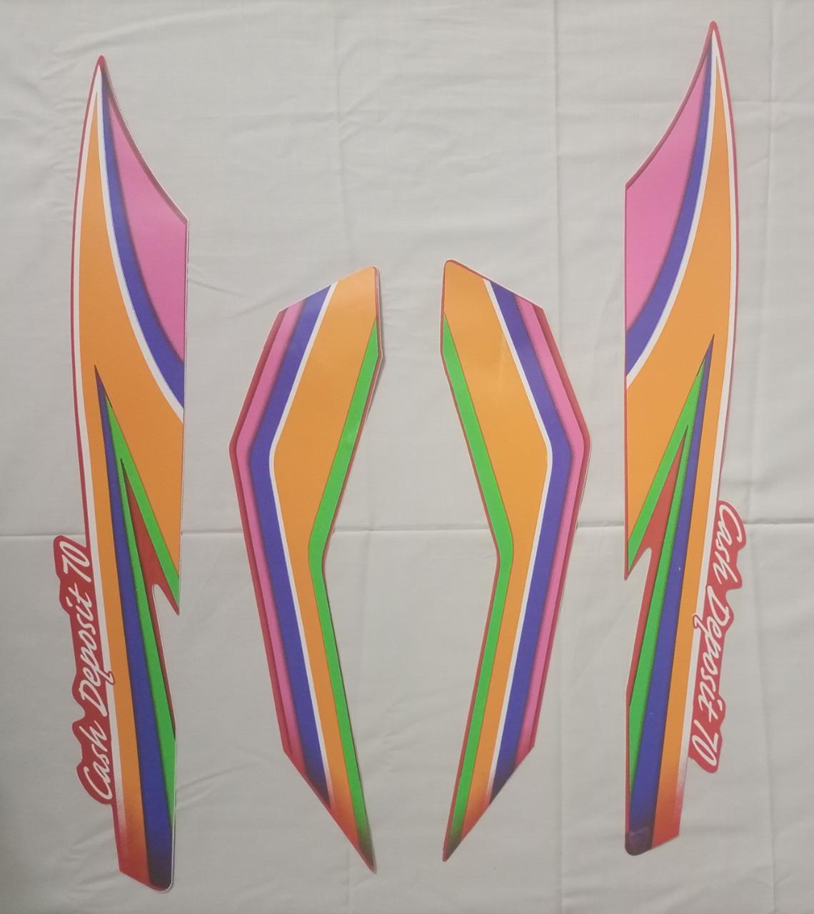 Tanki Tapa Sticker 2012 Model Honda 70 ( COMPLETE SET ) | Daraz.pk