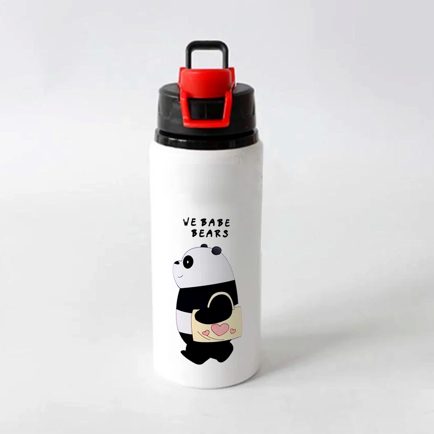 We Bare Bears Water Bottle for Kids Cute Gift panda bottle 600 ML at ...