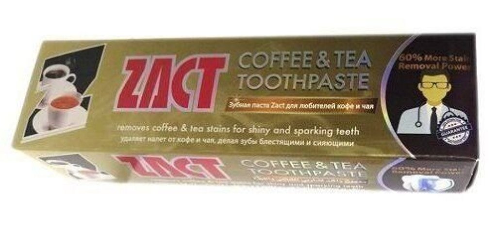 Zact Toothpaste For Tea & Coffee Lovers 100g - Stain Fighter | Daraz.pk