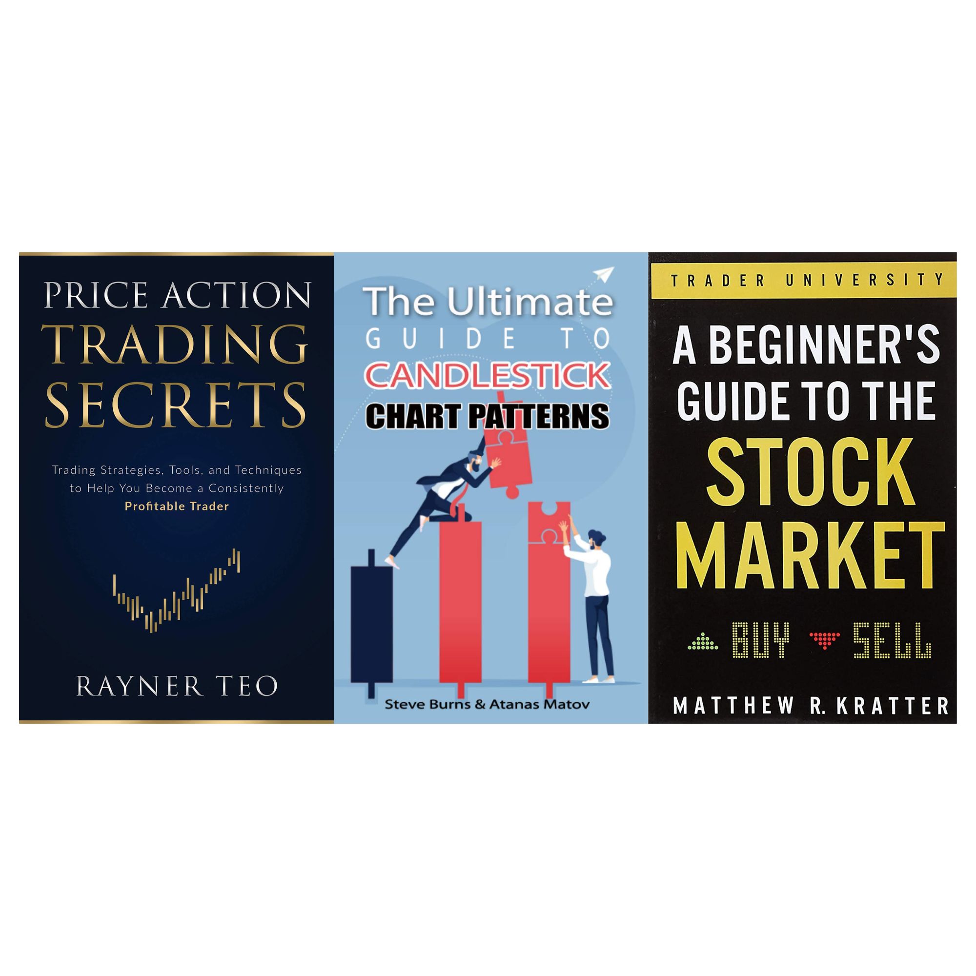 3 Books Set 1,A Beginner's Guide to the Stock Market 2 ,Price Action ...