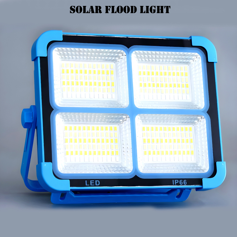 UXI 100-Watt Multifunctional Rechargeable LED Solar Flood Light With ...