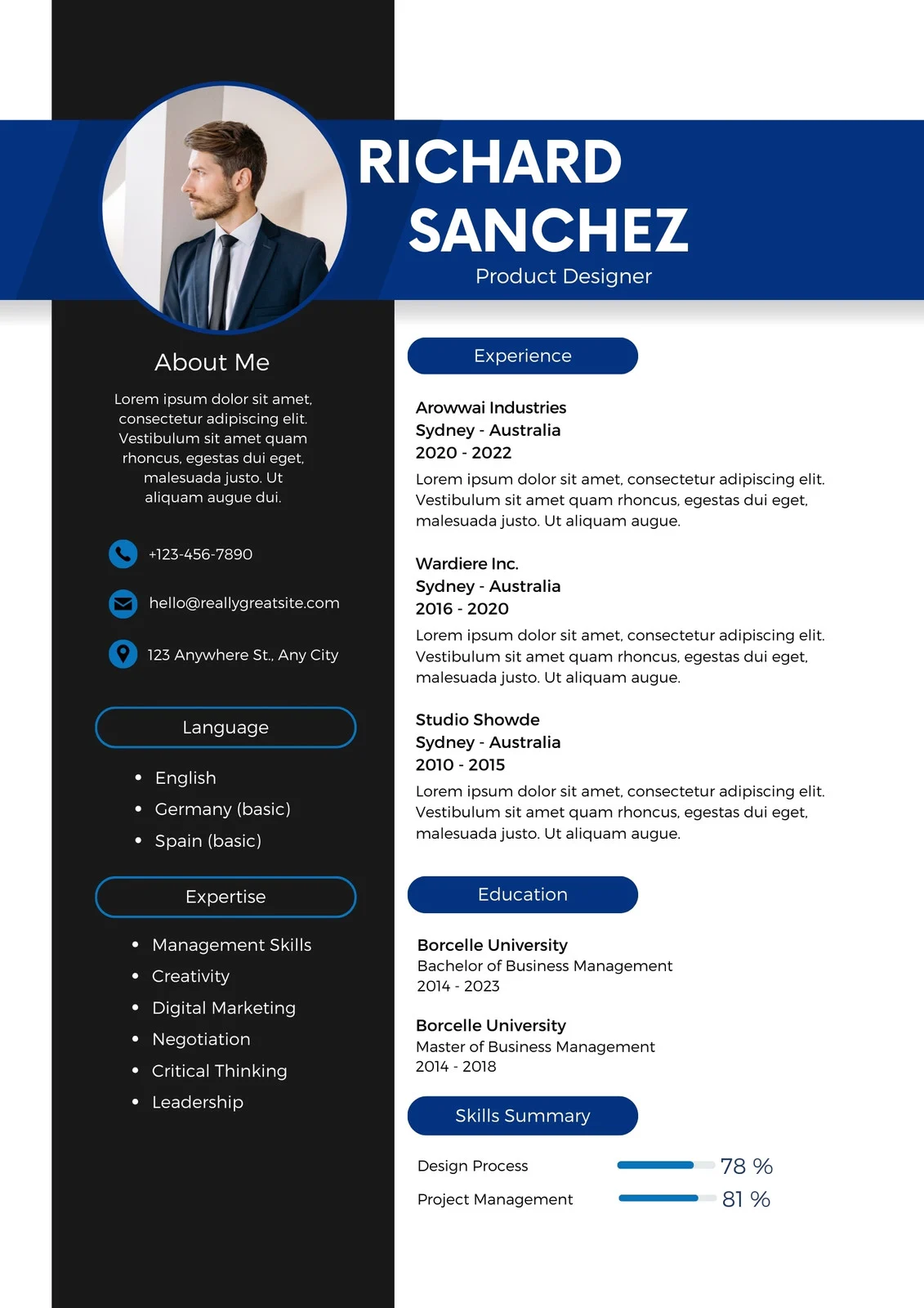 Customized Professional Designer CV/Resume - Modern, Creative, Stylish, and Tailored Curriculum ...