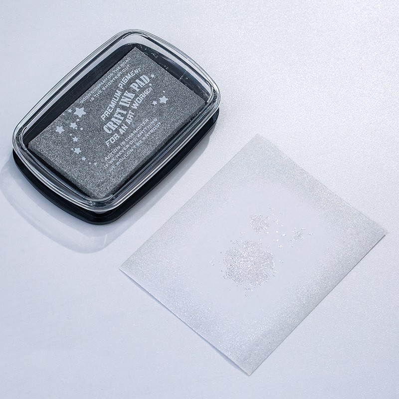 RHS Online Metallic Large Craft Ink Pad Inkpad Stamps for Paper ...