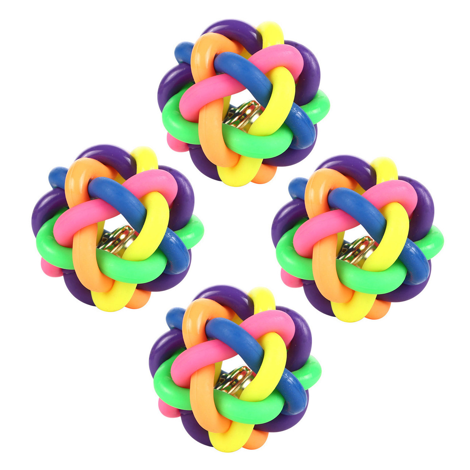 Braided Wobbly Ball Smell-less Dog Wobbly Interwoven Floating Ball ...