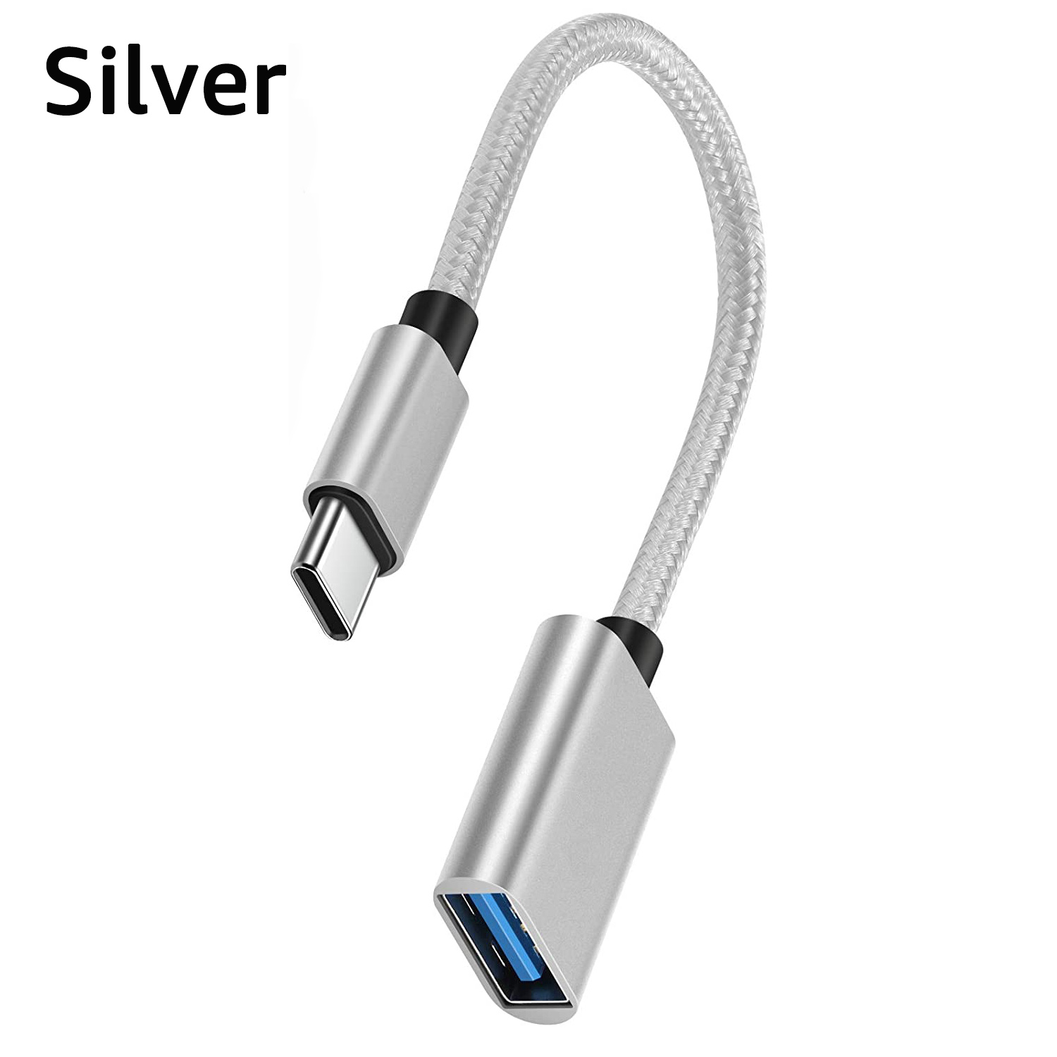 OTG Adapter Cable Type-C to USB 2.0 Universal OTG Adapter Connector for Macbook Air Mobile Phone ...