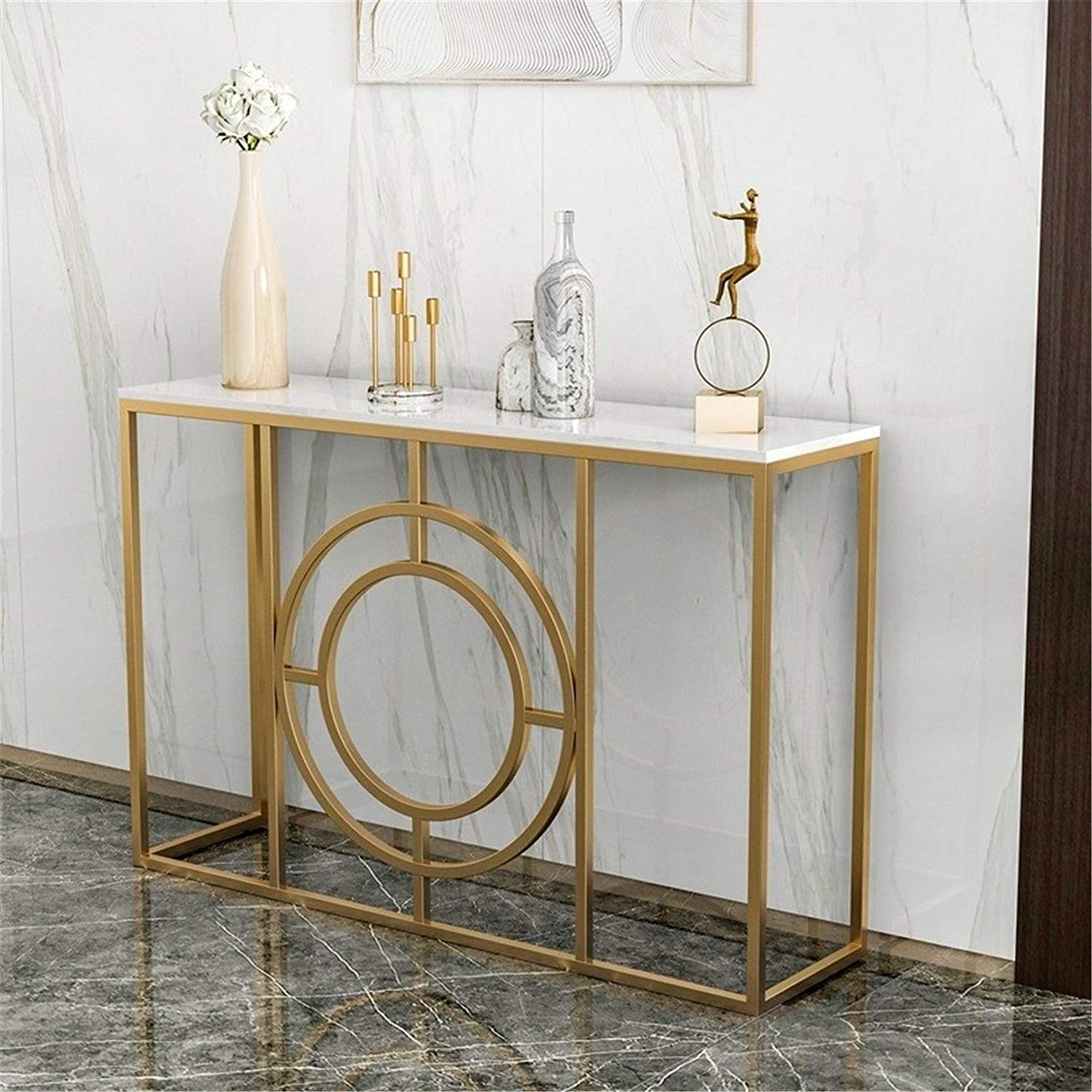Console Table / Entryway Table / Hall way Table / Circle Center Console ...