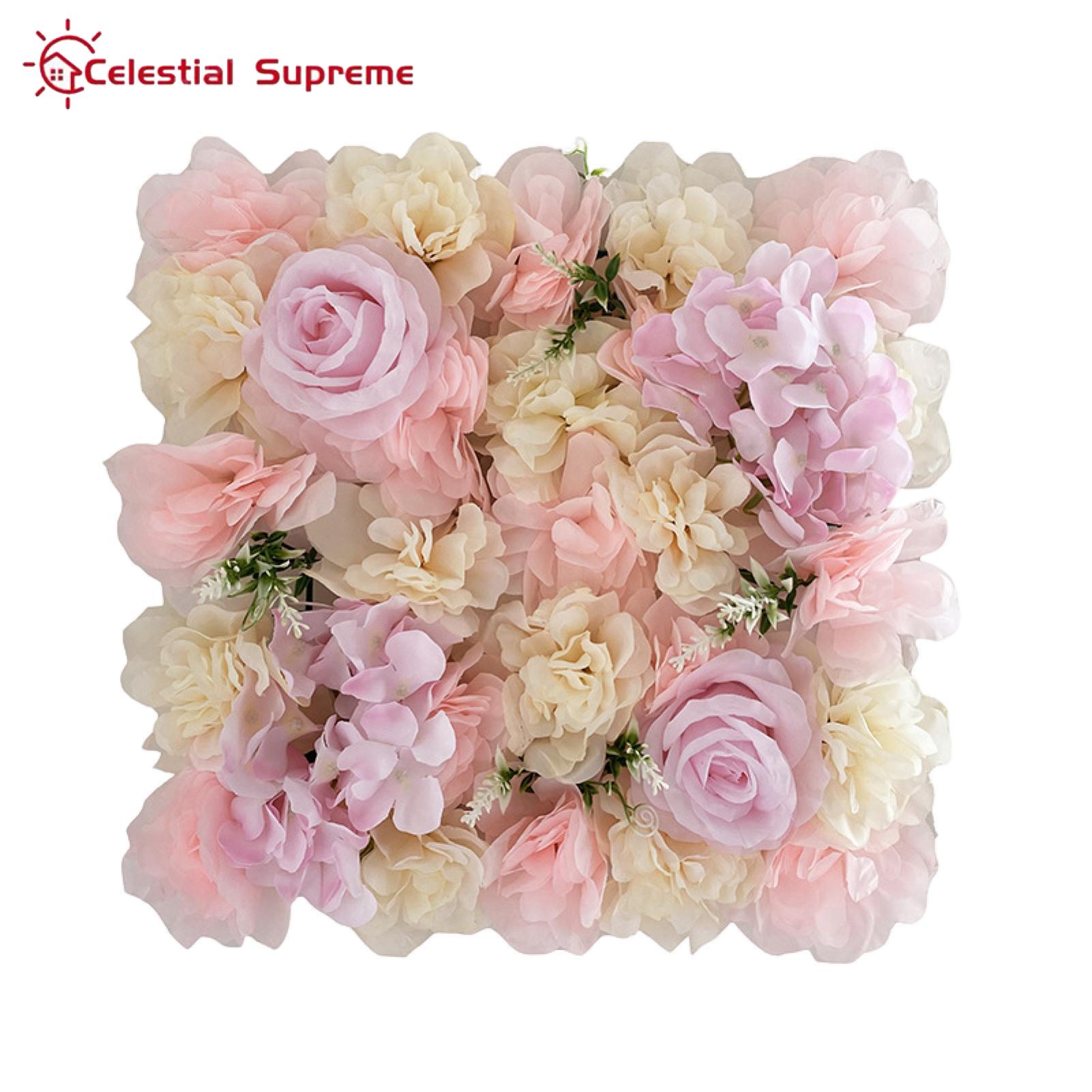 Realstic Flower Wall Panel 3d Floral Wall Backdrop for Wedding Party ...