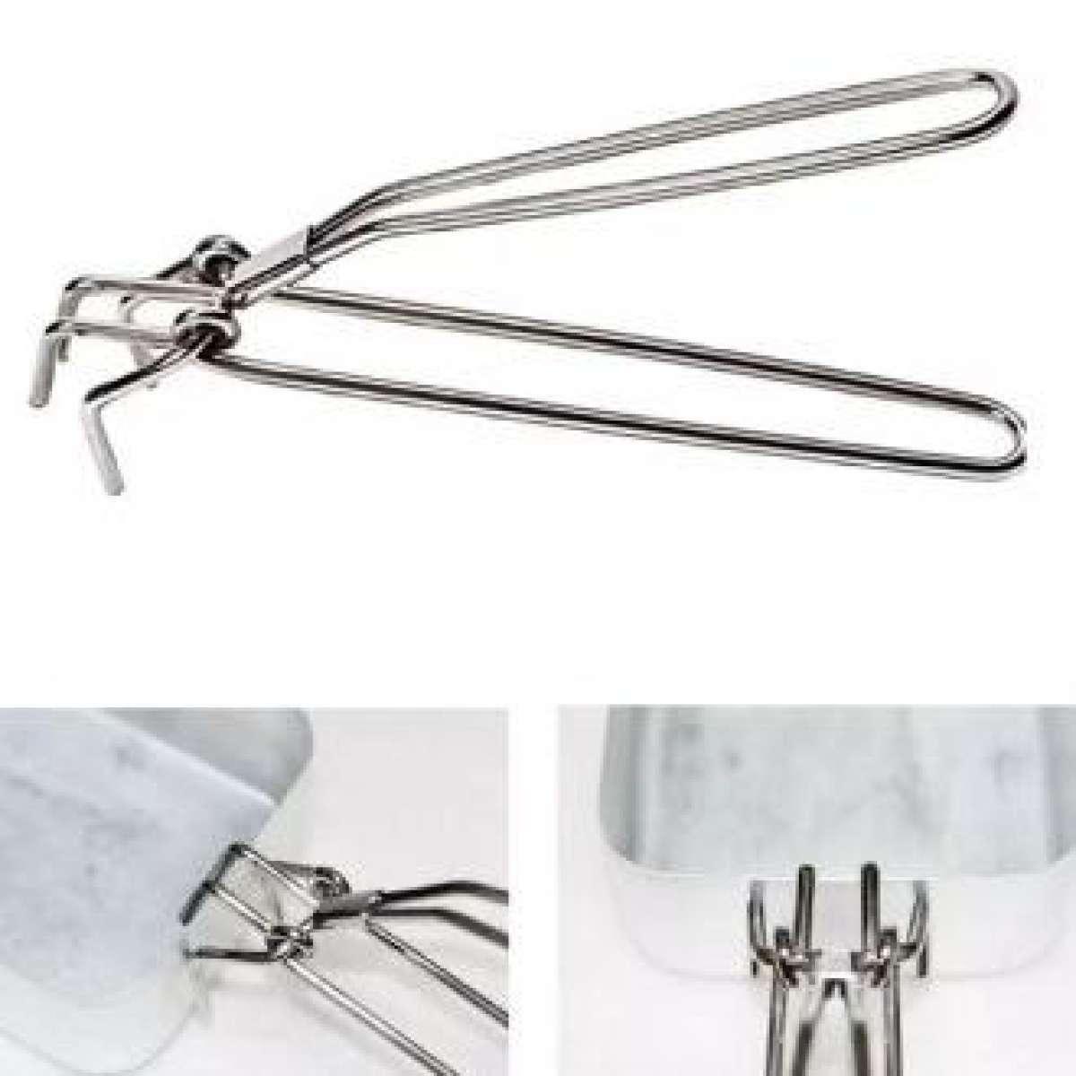 Cooking Pot Holder Stainless Steel Silver High Quality Anti-hot Clamp ...