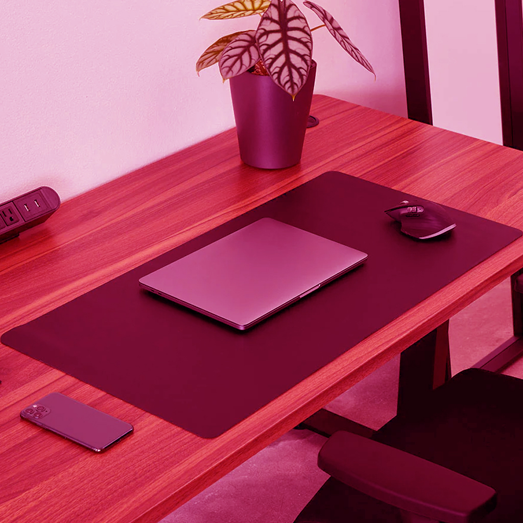 PU Leather Desk Pad Leather Sheet (26*12Inches), Laptop Mousepad ...