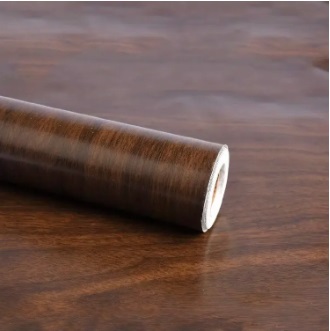 HOUSEHOLD Wooden Wallpaper sheet Sticker paper Self Adhesive Sheet PVC ...