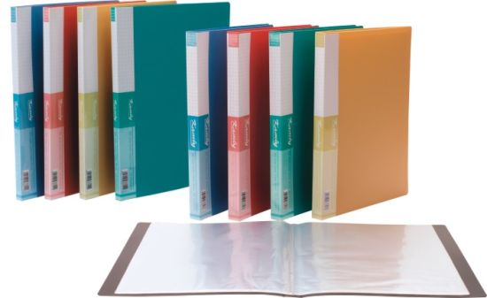 Pocket File (FC) 10, 20, 30, 40, 60, 80, 100 Pockets| Clear Book Pocket ...