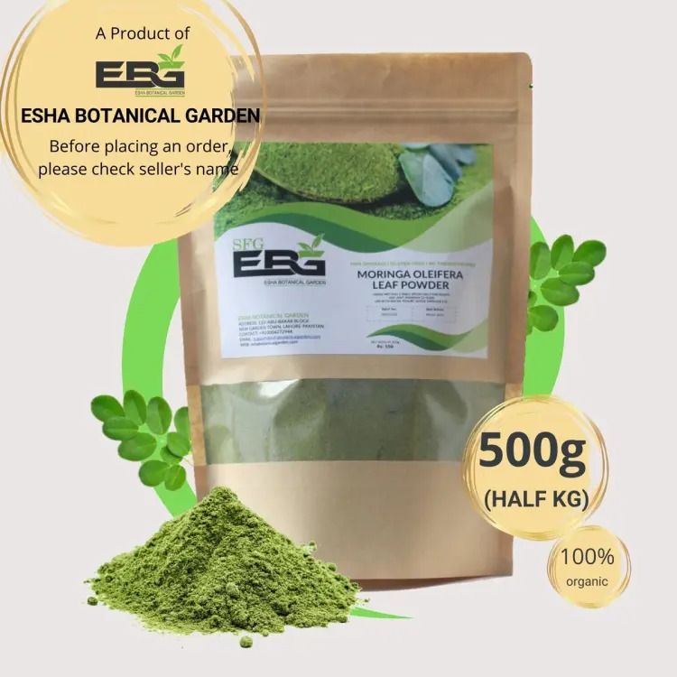 Moringa Oleifera (Suhanjna) Leaf Powder (500g) half kg pack | Daraz.pk