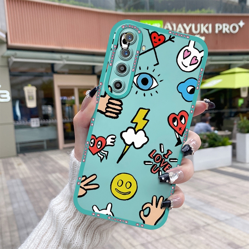 chenyyka For Realme XT Case New Design Square Edge Original Phone Case ...
