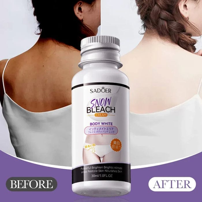 Snow Bleach Whitening Cream for Dark Underarms & Inner Thighs – Intense ...