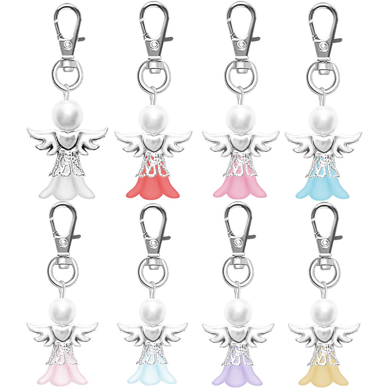 New Guardian Angel Keychain Wedding Gift Baby Baptism Communion ...