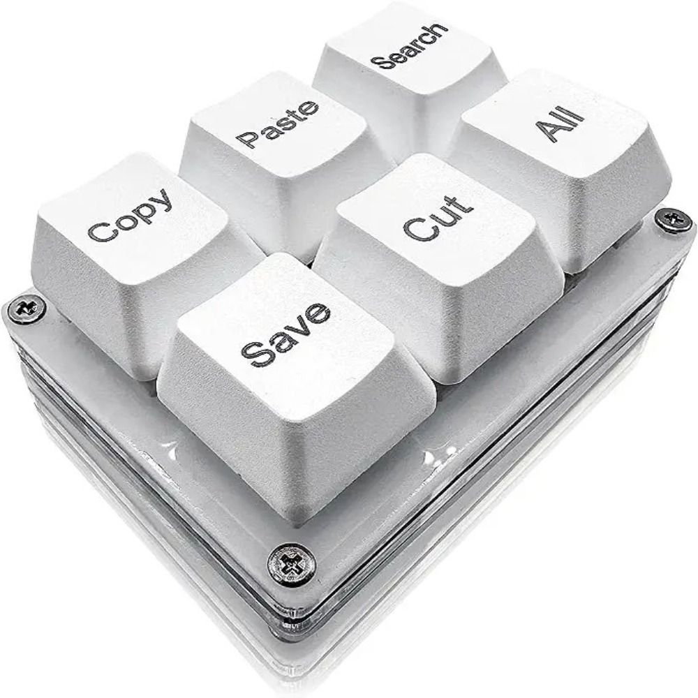 New Programmable 6key Keyboard Durable Portable Mini Office Keypad DIY ...