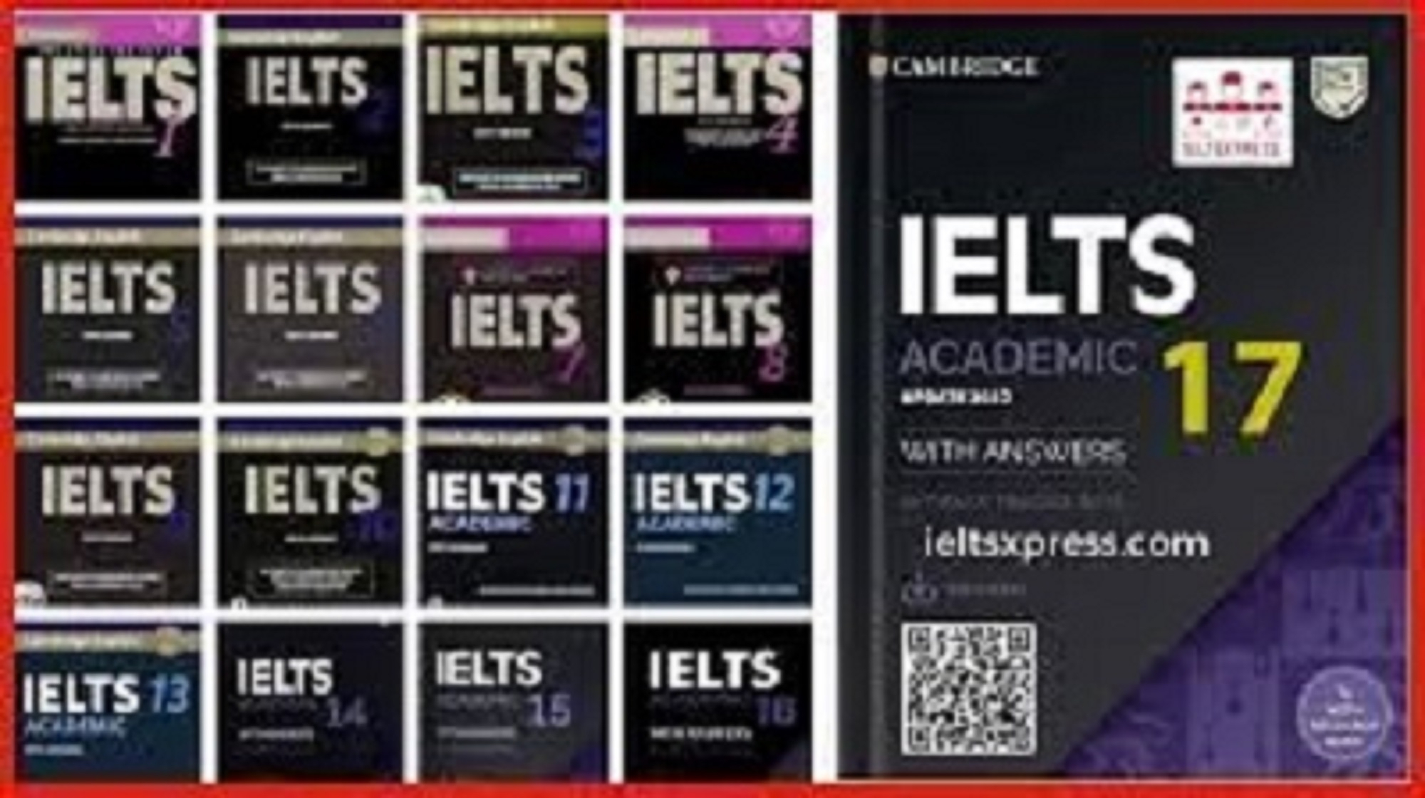 Cambridge IELTS General Training (1 to 17 Book Set) | Daraz.pk