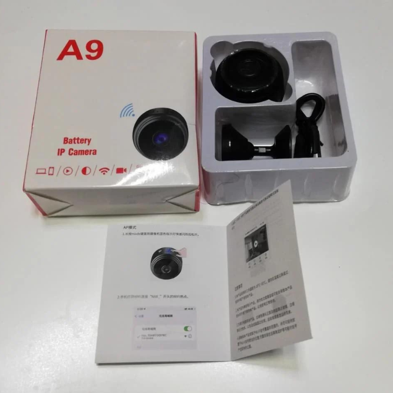 A9 1080p Hd Magnetic Wifi Mini Camera With Hdsf App | Daraz.pk