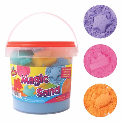 Magic Sand Jar Magic Sand Toy Set for Kids, Molds Creative Playing Sets ...