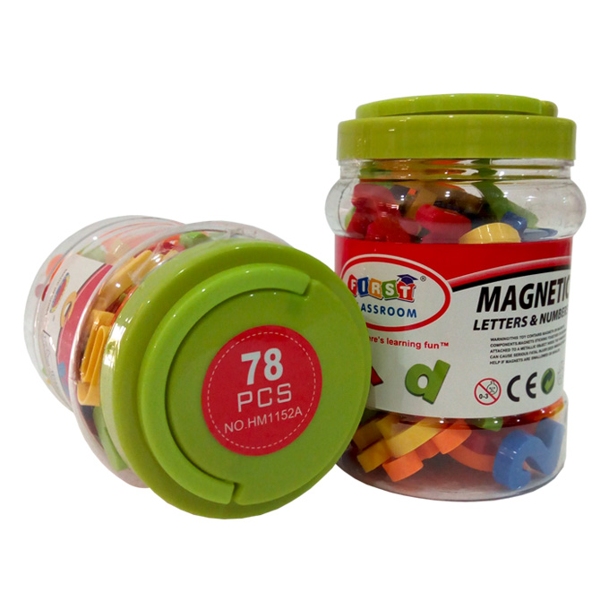 78 Magnetic Alphabets For Kids Jar | Daraz.pk