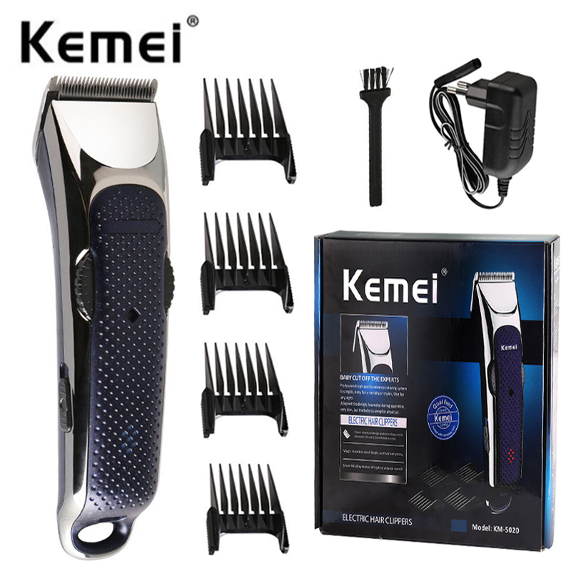 Kemei KM-5020 Professional Rechargeable Electric Hair Clipper Beard ...