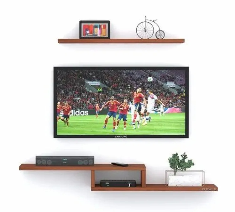 Led tv shelf Wall mounted Lcd racks Wall Mounted Media Console Floating ...