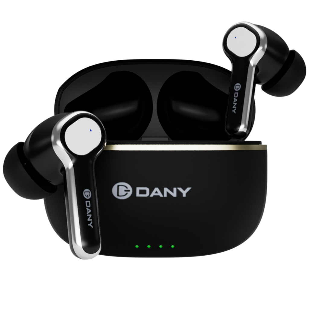 Dany Alpha Airdots 500 Quad MIC ANC Earbuds | Gaming Mode | IPX5 Water ...