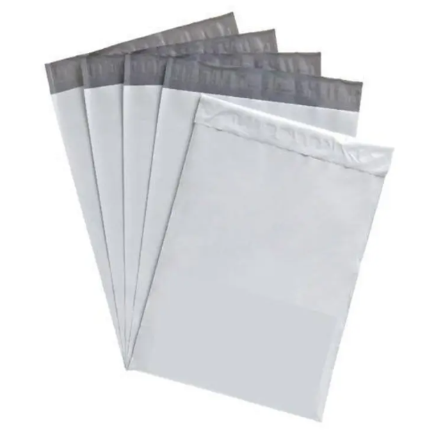 Bundle of 100 pieces courier flyer bags with address 10x12 +2" flap ...