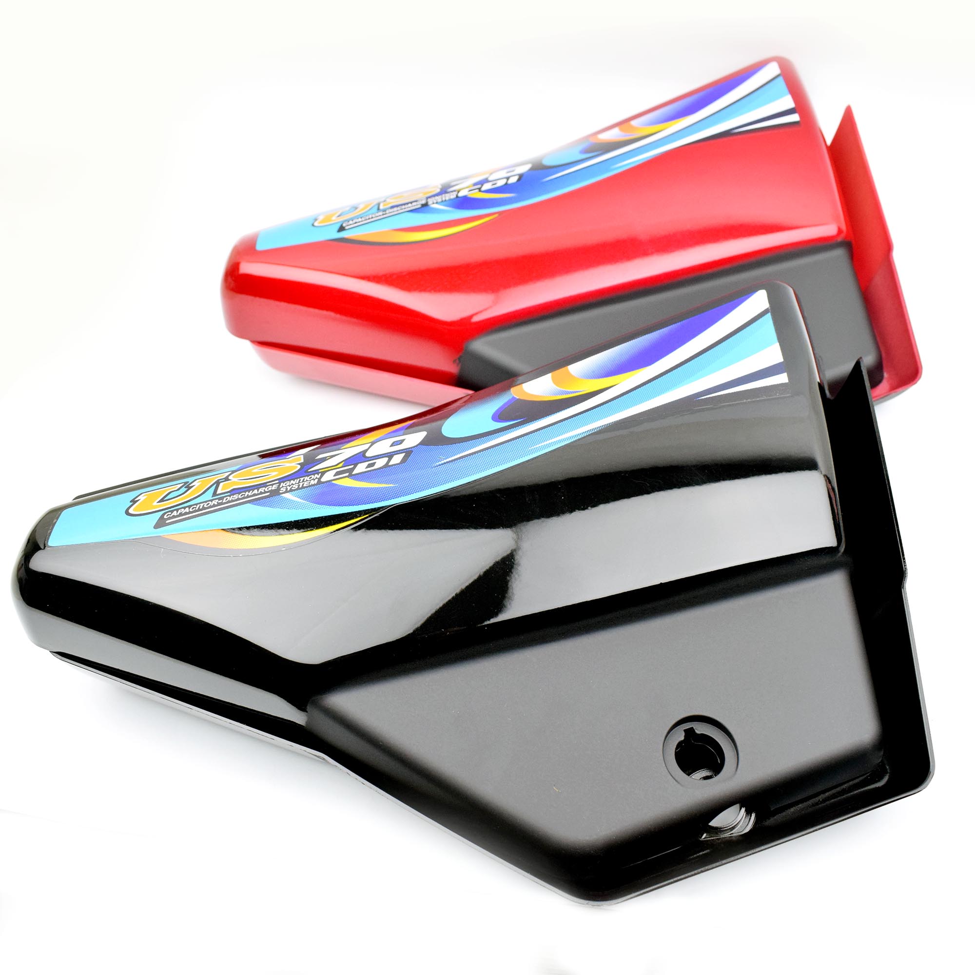 Side Cover Set (2024 Model) for United 70cc Motorcycle | Tanki Tapa Set ...