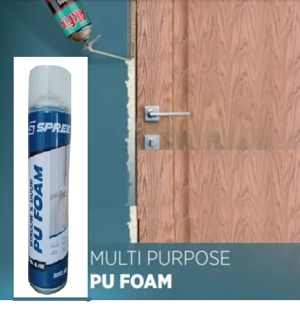 PU Foam Spray 500 ml Multipurpose Expandable PU Foam Insulation Sealant ...