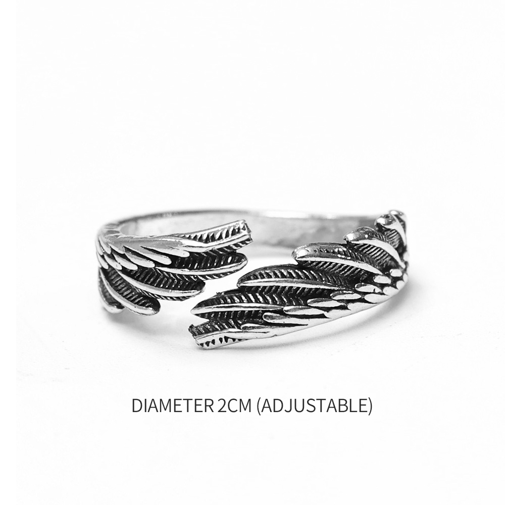 Angel Demon Wing Couples Rings For Women Men Matching Best Friend ...