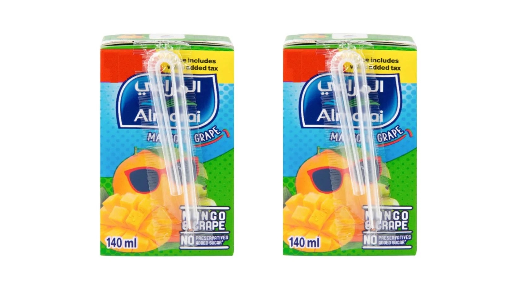 ALMARAI MANGO & GRAPE JUICE 140ML (2 packs) | Daraz.pk