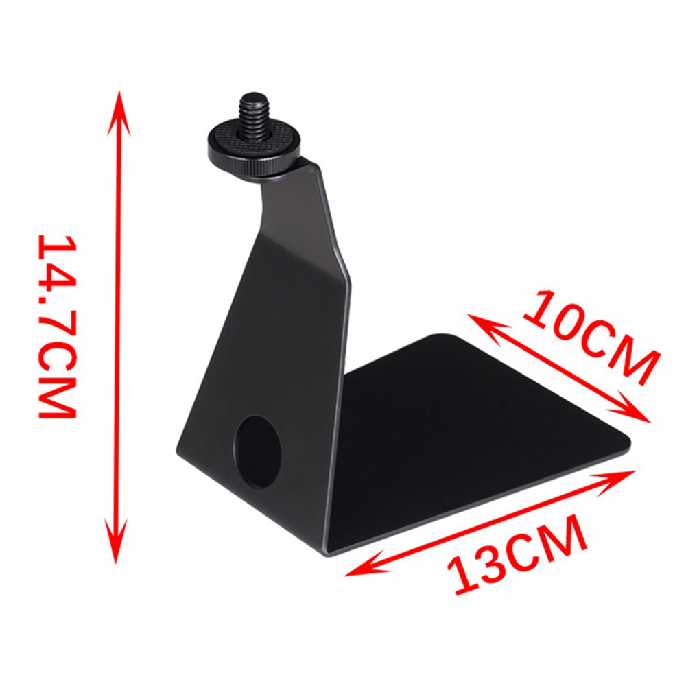 Microphone Triangle Holder L Shaped Microphone Stand for Live Stream ...