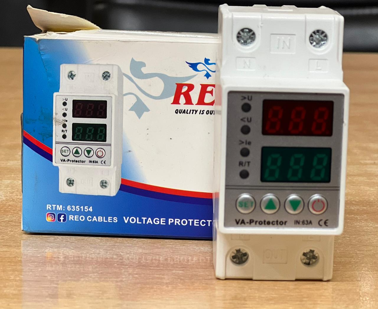 REO Voltage Protector 63A REO voltage Protector relay, REO 2 in 1 ...