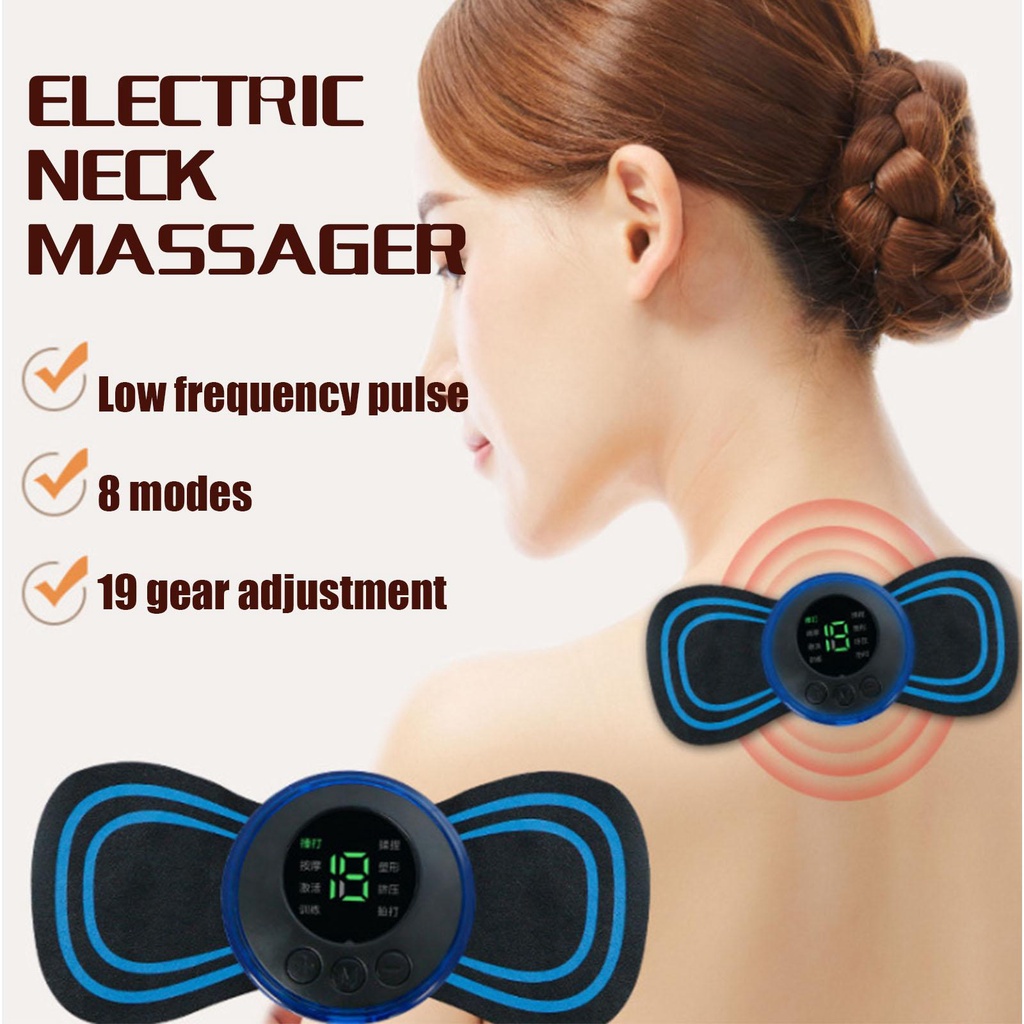 Electric EMS body massage pad Body Massager Portable Mini Electric ...