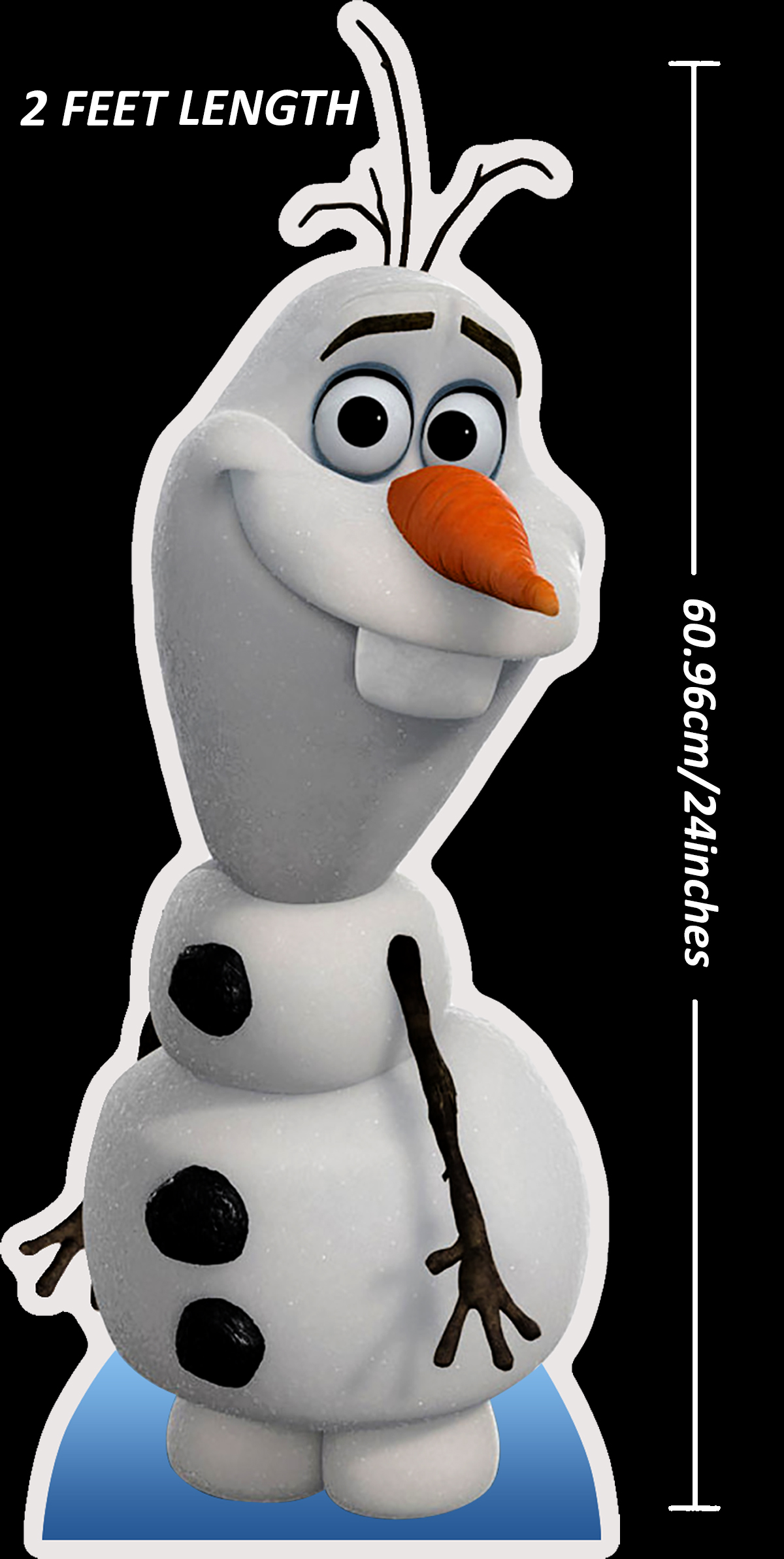 Snowman in Thermocol Standee For Frozen Inspired, Girls Birthday Party ...