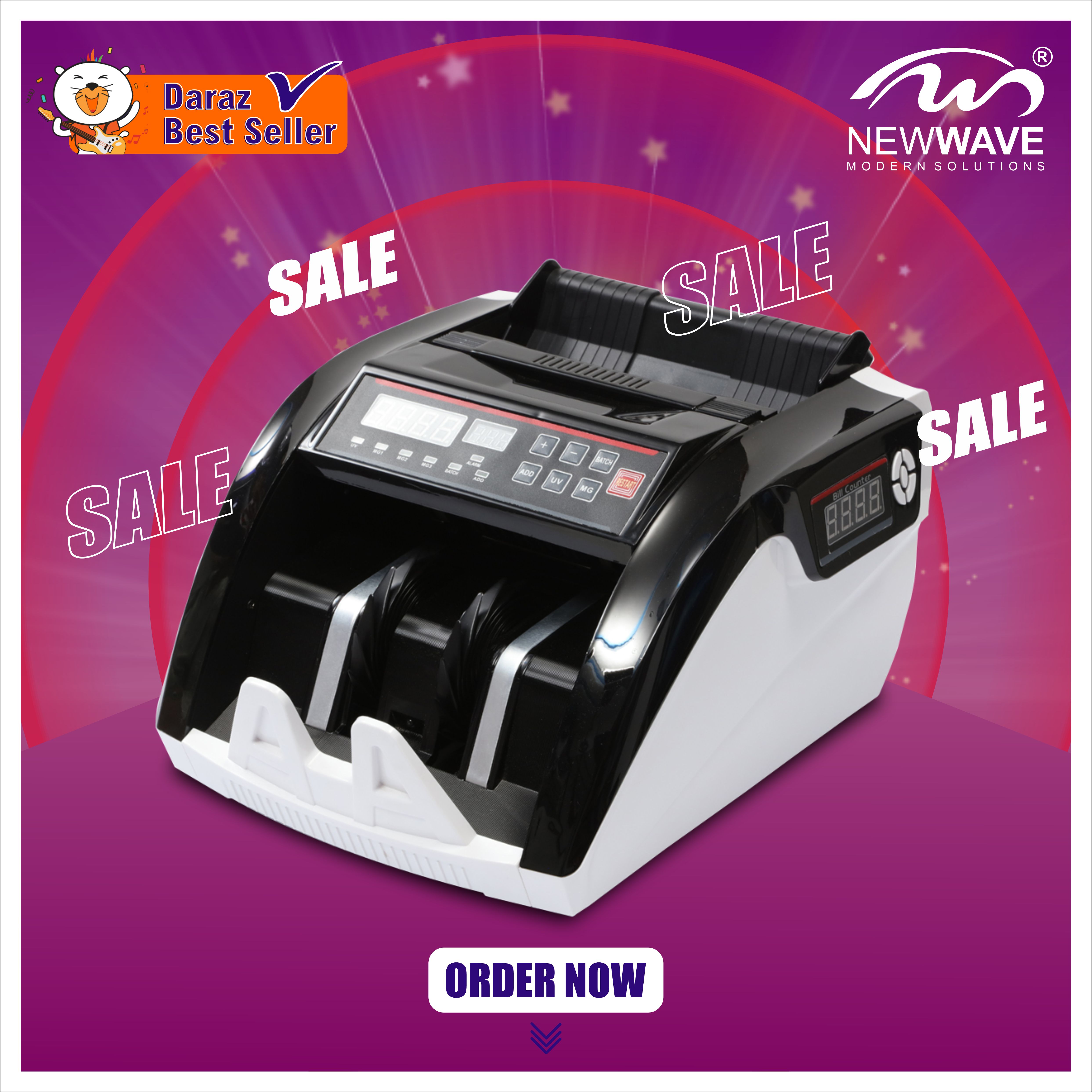 Cash Counting Machine with detection currency Machine NW-2830 | Daraz.pk