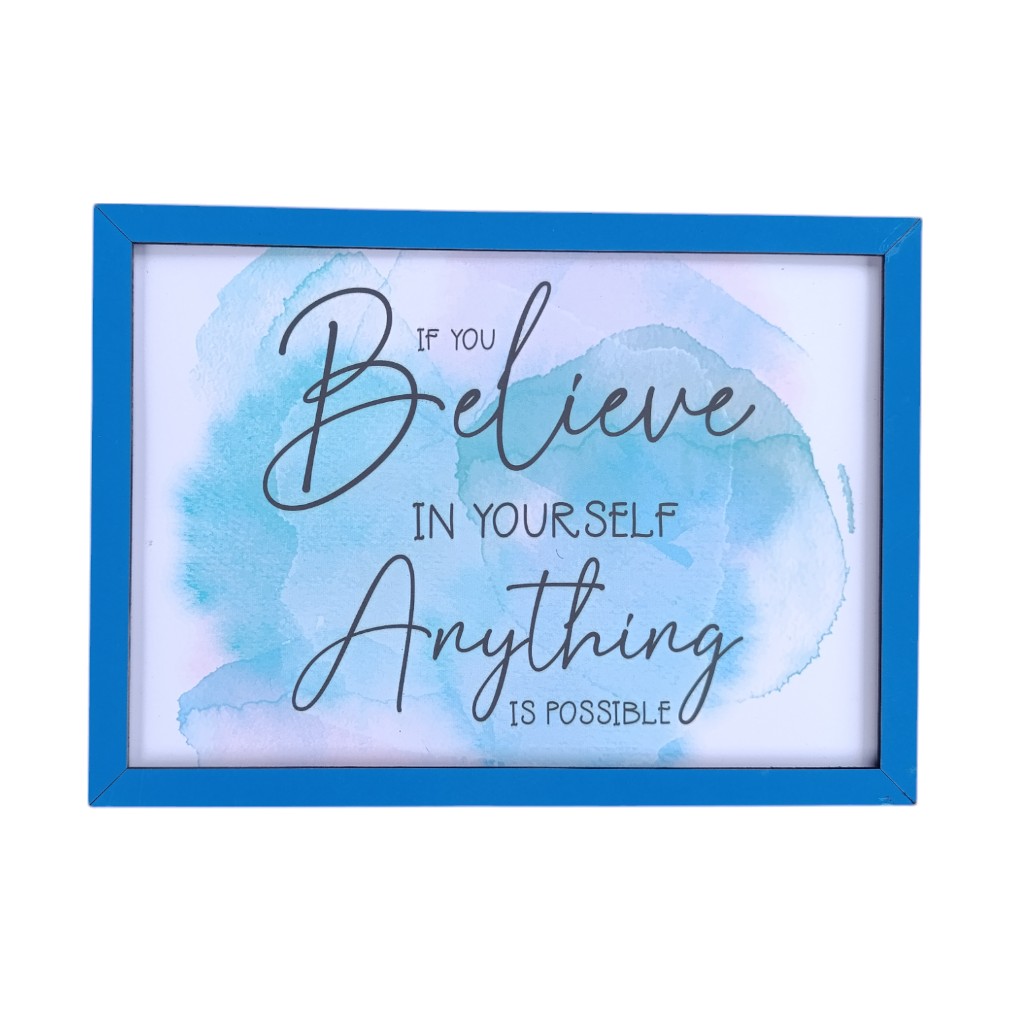 Gifts Cut A6 Photo Frame Inspiration Motivational Quote Picture Frames ...